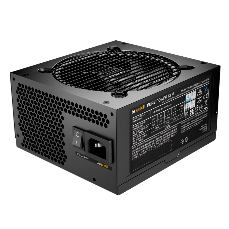 Sursă alimentare pc be quiet! pure power 13 m, 750w, atx, complet ...