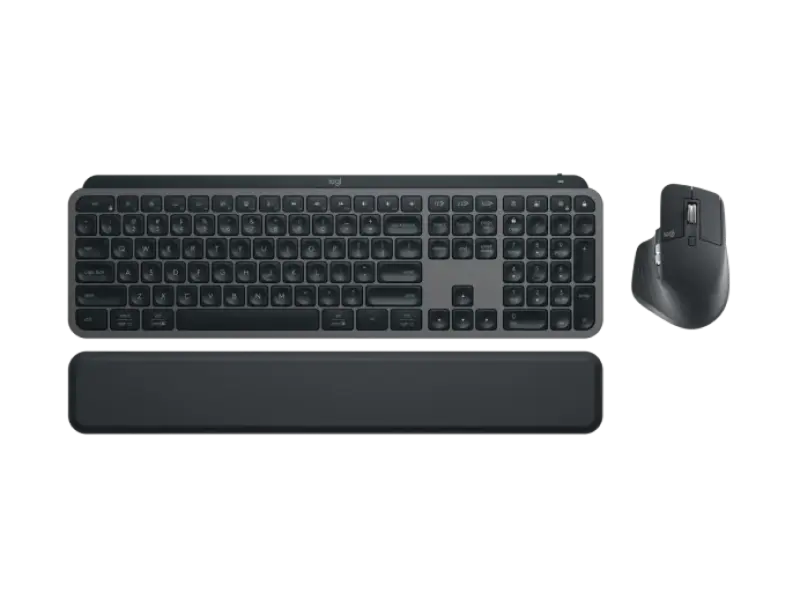 Set tastatură + mouse logitech mx keys s combo, fără fir, grafit ...