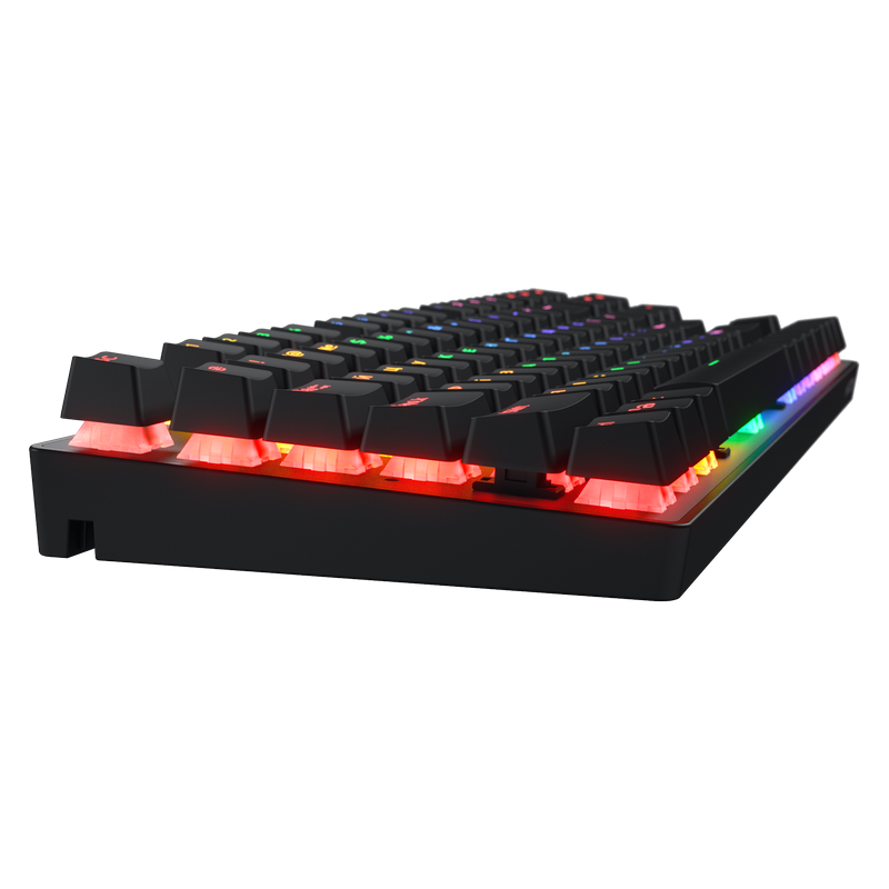 Tastatura de gaming wireless hator icefall mecha tkl rainbow, mecanică ...
