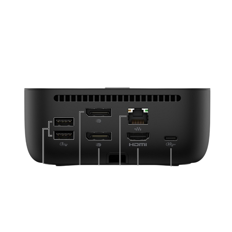 Stație docking hp usb-c 100w g6 dock, negru la pret 3249.00 lei în ...