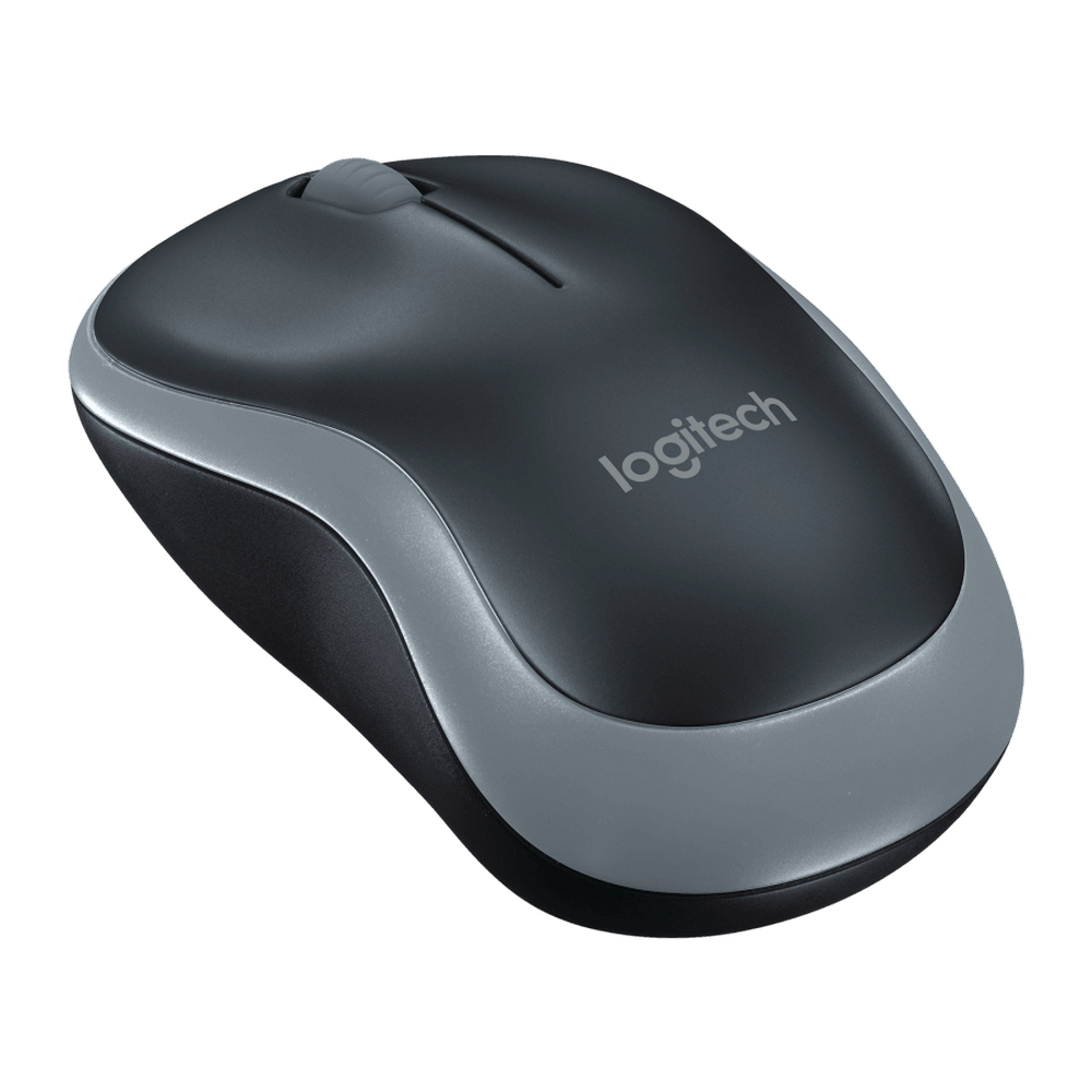 Mouse wireless logitech m185, gri Logitech la pret 399.00 lei în ...