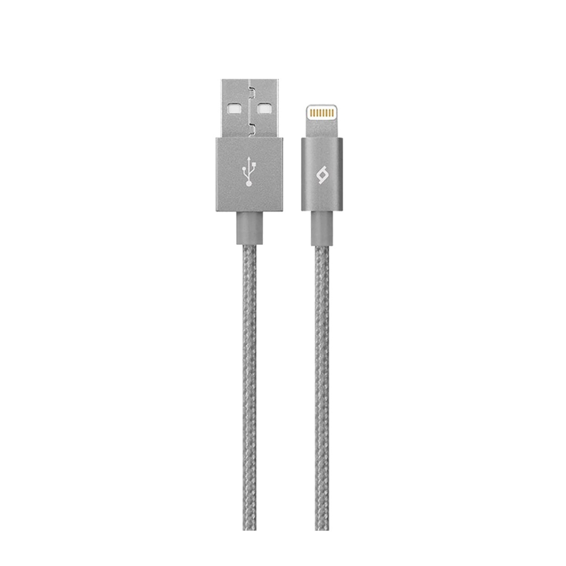 Ttec cable usb to lightning mfi 2.4a (1.2m) alumi, space gray ttec la ...