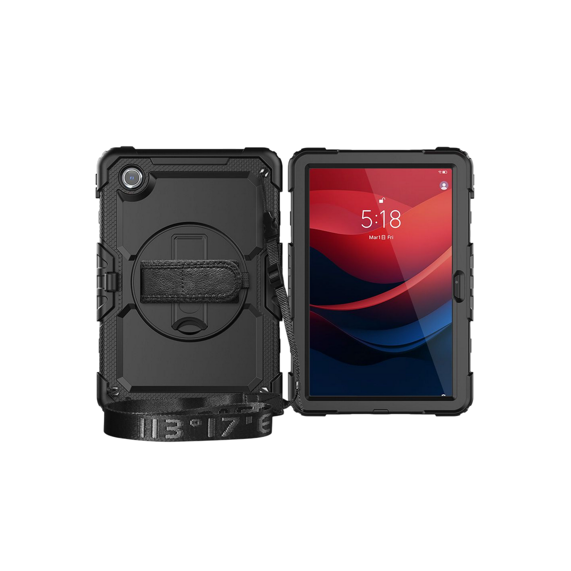 Husă pentru tabletă tech protect solid360 pentru lenovo tab m11, negru ...