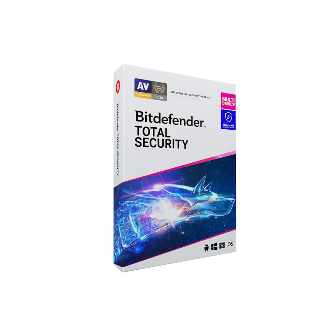 Bitdefender total security & premium vpn, 1 an, 10 dispozitive, licenta ...