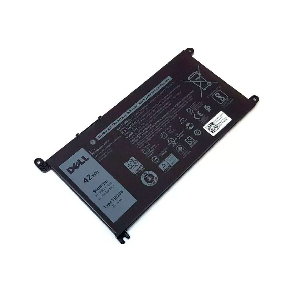 Батарея для dell inspiron 14 5482 5485 yrdd6 11.4v 3500mah черный ...