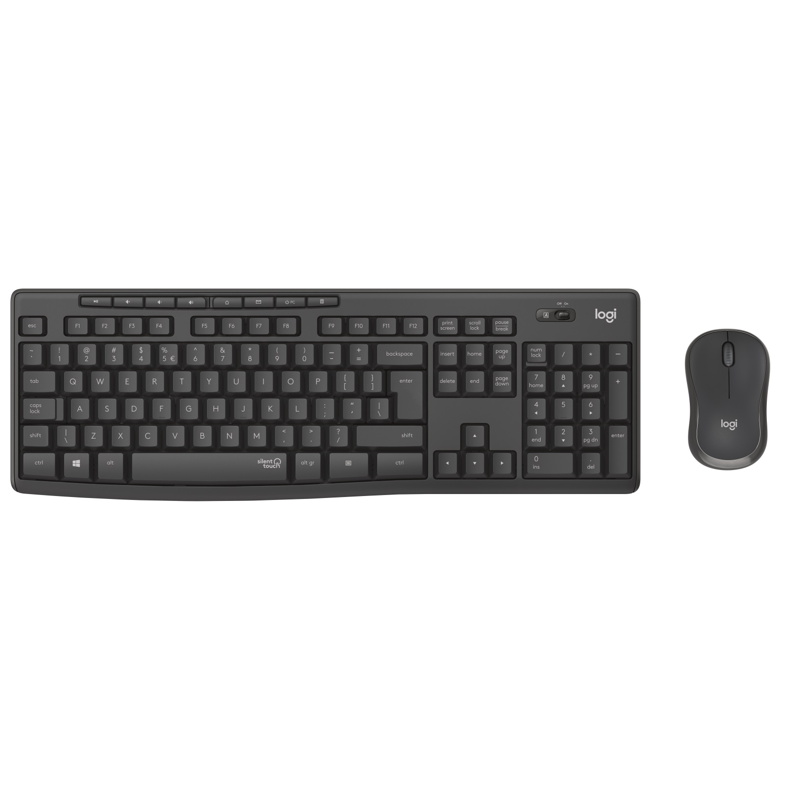 Logitech wireless combo mk295 silent, tastatură și mouse multimedia ...