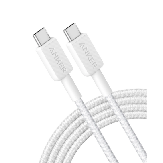 Cablu de încărcare și date anker a81h5g21, usb type-c/usb type-c, 0,9m, alb la pret 0.00 lei în ...