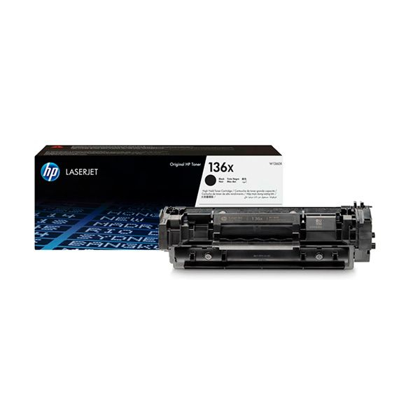 Картридж hp 136x (w1360x) черный для hp lj 211, m212, m236, 2600 стр ...