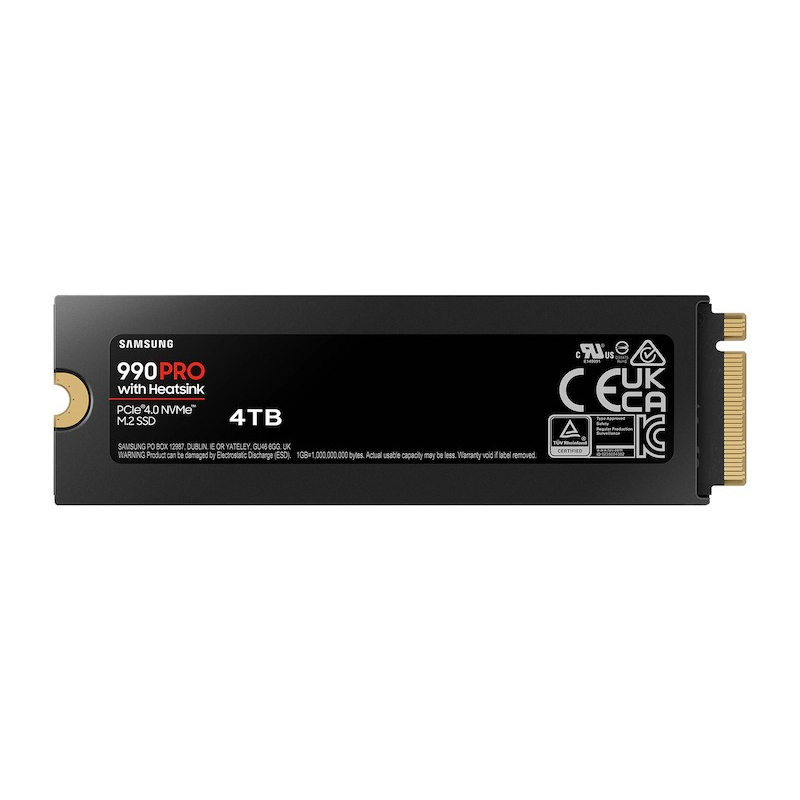 M.2 nvme ssd samsung ssd 990 pro w/heatsink / 4.0tb / pcie4.0 x4 ...